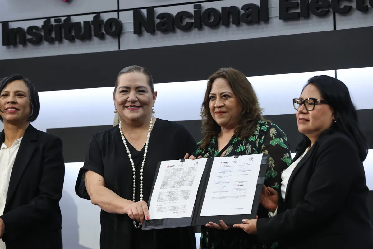 Elecciones 2024: INE e IEEH firman convenio de coordinación para el proceso electoral | La ...
